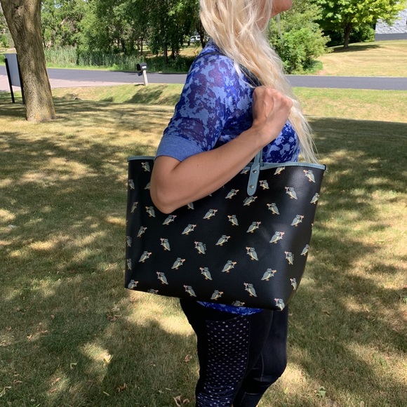 Coach | Bags | Authentic Coach F8235 Reversible City Tote Owl | Poshmark